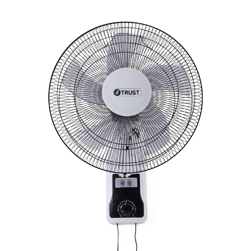 ترست مروحة حائط برت 18 انش، أبيض